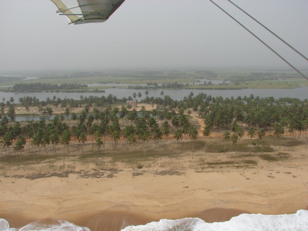 Lomé Cotonou en ulm pendulaire